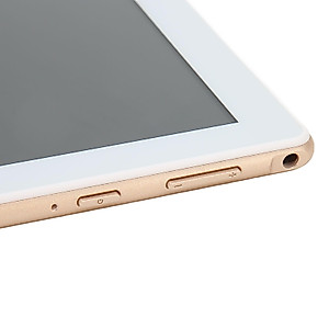 DAUZ Office Tablet, 8 Inch FHD US Plug 100‑240V HD Tablet 3 Card Slots for Family (Gold)