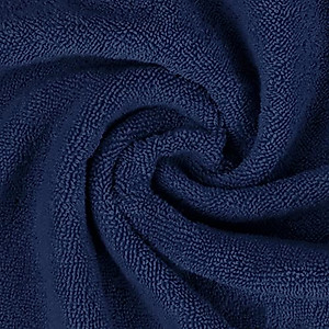 Utopia Towels 6 Piece Luxury Hand Towels Set, (16 x 28 inches) 100% Ring Spun Cotton, Lightweight and Highly Absorbent 600GSM Towels for Bathroom, Travel, Camp, Hotel, and Spa (Navy)