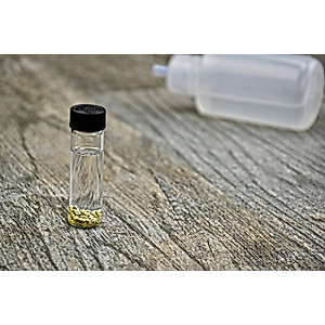 SE 1-3/4" x 9/16" Leak-Proof Glass Vial Set (12 PC.) - GB3-12