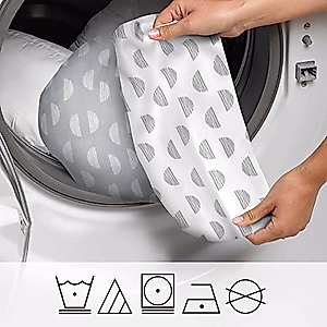 Boppy Full Body Side Sleeper Pillow, Mirage White and Gray, Versatile All-Around Body Comfort for Pregnancy and Postpartum, Flex-Support Technology for Sleeping and Sitting