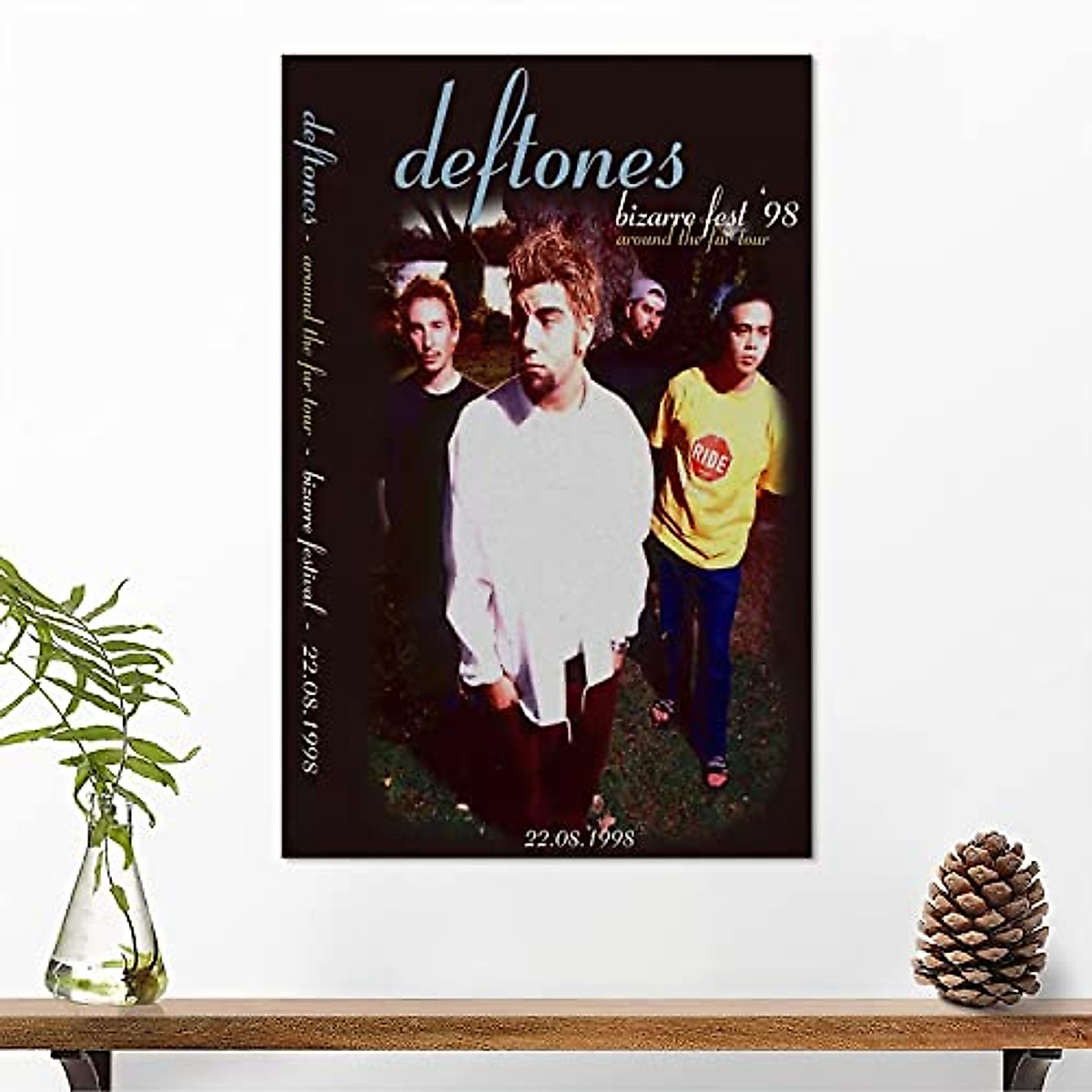 Glodse Band Poster Deftones Poster Art Wall Canvas Pictures for Modern Room Decor Prints Unframed 12" x 18"