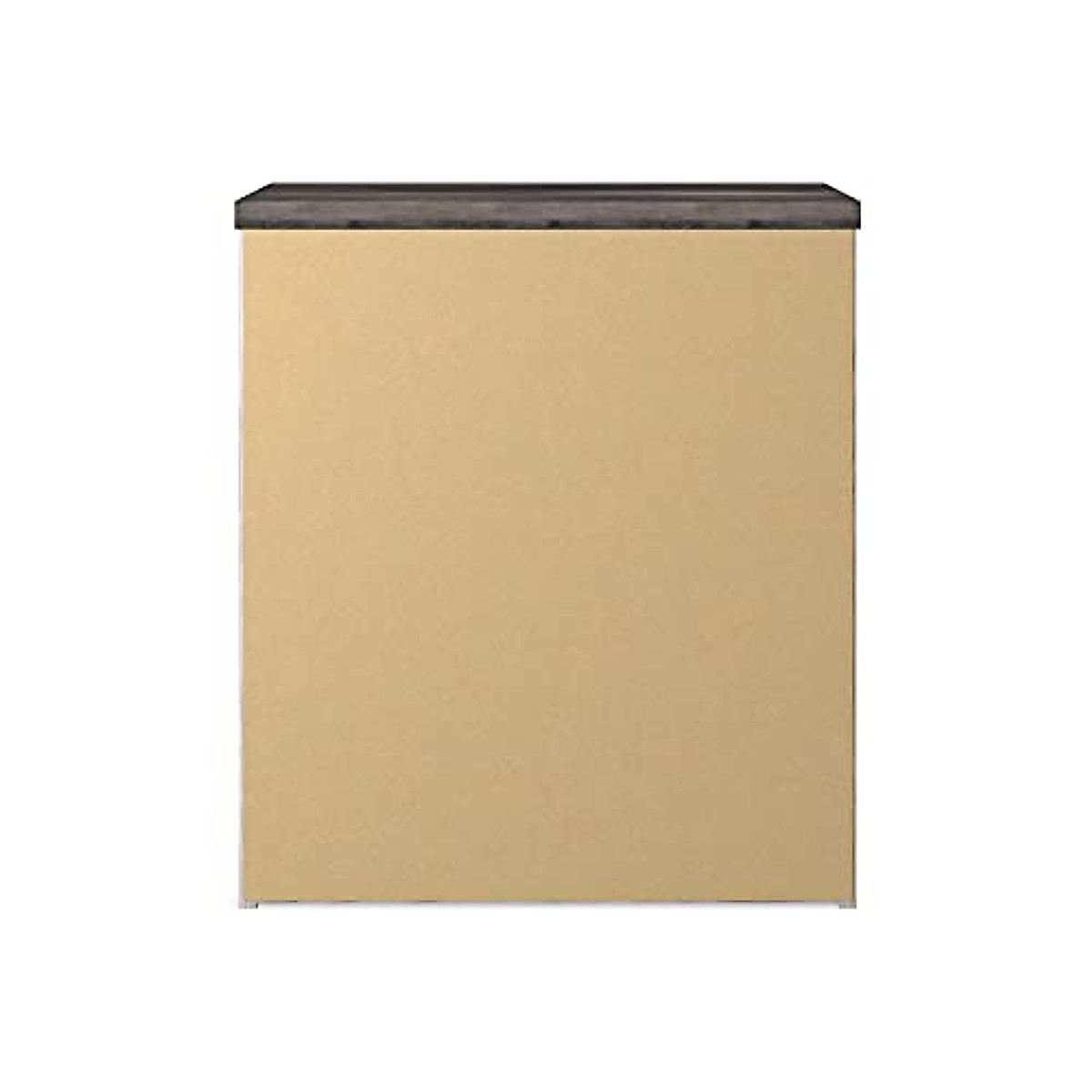 Signature Design by Ashley Gerridan Coastal Two Drawer Nightstand, White/Gray