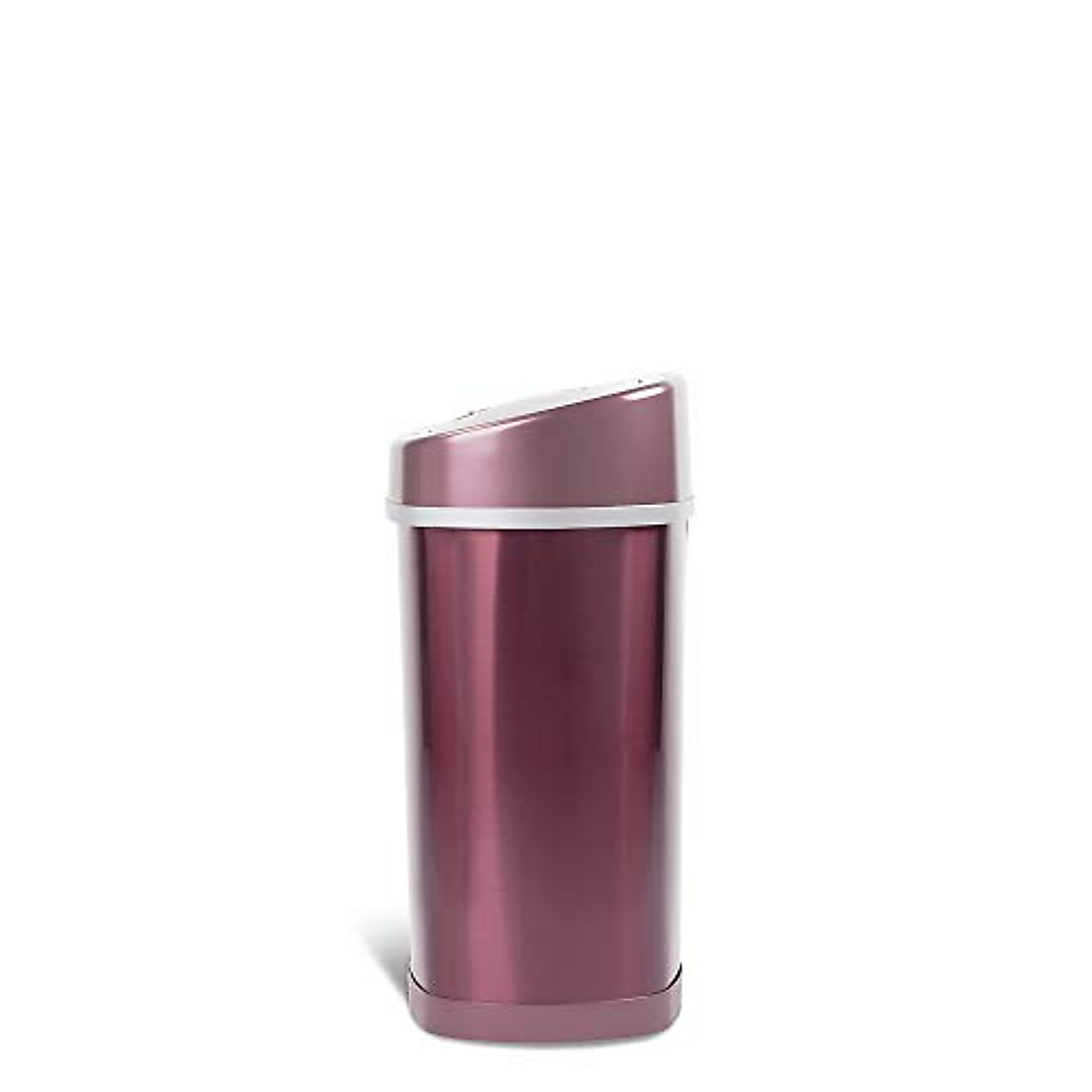 Nine Stars DZT-15-9BURG Trash Can, Small, Burgundy