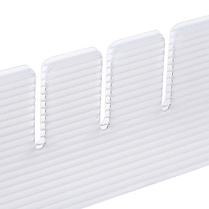 Saim Drawer Organizers,Adjustable Drawer Organizer Dividers,White DIY Plastic Grid Drawer Organizer for Socks, Underwear, Lingerie, Makeup, Kitchen, Dresser - 6 Pcs