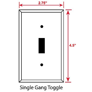 Art Plates - Decorative Light Switch Plate Cover Plate - Decorative Metal Wall Plate - 1 Gang Toggle - White Pearl Quartzite - Granite - Marble (PRINTED IMAGE) - (Made in USA)