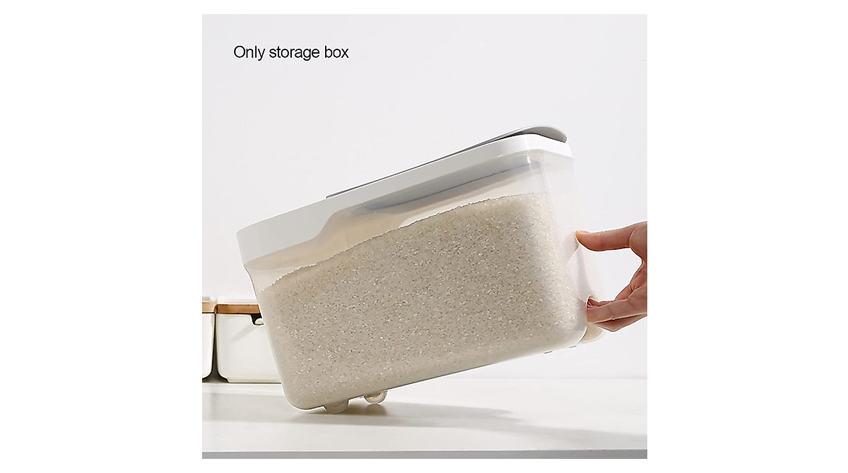 EMVANV 5KG Rice Storage Container for Dry Food