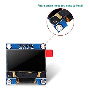 Organizer 0.96" Inch Yellow and Blue I2C IIC Serial OLED LCD LED Display Module with Raspberry PI 128X64 for Arduino 51 MSP420 STIM32 SCR (2pcs)