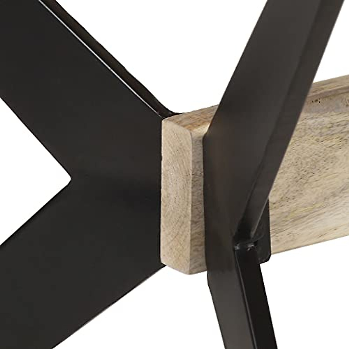 ULUYYUC Dining Table 70.9"x35.4"x29.9" Solid Mango Wood,Multifunctional Party Table Kitchen Tables Living Room Furniture Outdoor Table for Living Room, Kitchen, Backyard, Wedding