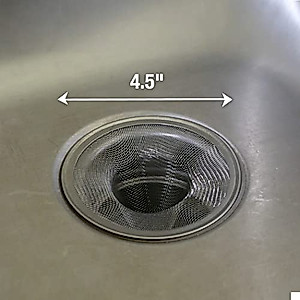 Danco, Stainless Steel 88822 4-1/2-Inch Kitchen Mesh Strainer