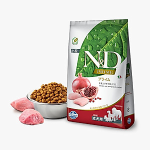 Farmina 5.5-Pound Natural And Delicious Chicken Grain-Free Formula Dry Dog Food, Kibble Size: Small Bites