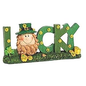 St. Patrick’s Day Lucky Sign Table Decor (Hand Painted) Home Decor