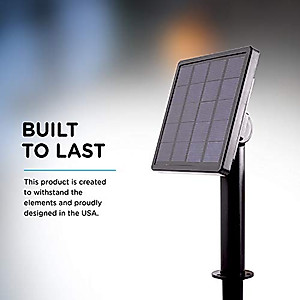 Enbrighten 45982 USB Solar Panel, Portable, Weather Resistant, Sun Power, Lightweight, Energy Efficient, 49582, Black
