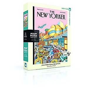 New York Puzzle Company - New Yorker J.F.K. International Rocketport - 1000 Piece Jigsaw Puzzle