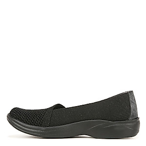 BZees Women's, Pep Talk Slip-On Black Fabric