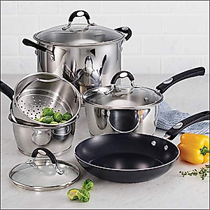 Tramontina Kitchen Essentials Cookware Set 8 PC, 80198/003DS