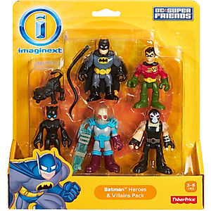 Fisher-Price Imaginext DC Super Friends, Batman Heroes & Villains Pack