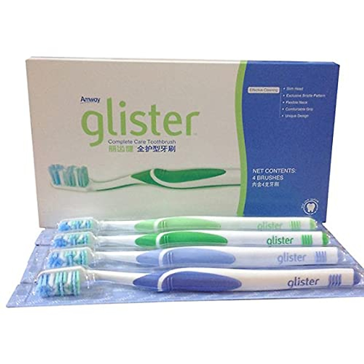 Glister Advanced Toothbrush (4 Brushes)