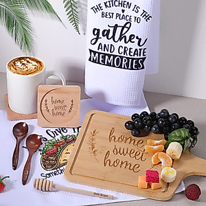 House Warming Gifts New Home,housewarming gift,New Home Gifts for Home,Housewarming Gifts for New House Women Men Couple,Home Sweet Home Bamboo Charcuterie Board Kitchen Towels