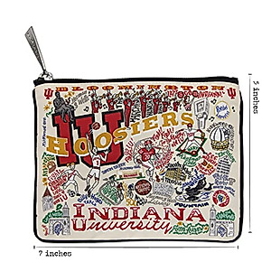 catstudio Indiana University Collegiate Zipper Pouch Purse | Holds Your Phone, Coins, Pencils, Makeup, Dog Treats, & Tech Tools