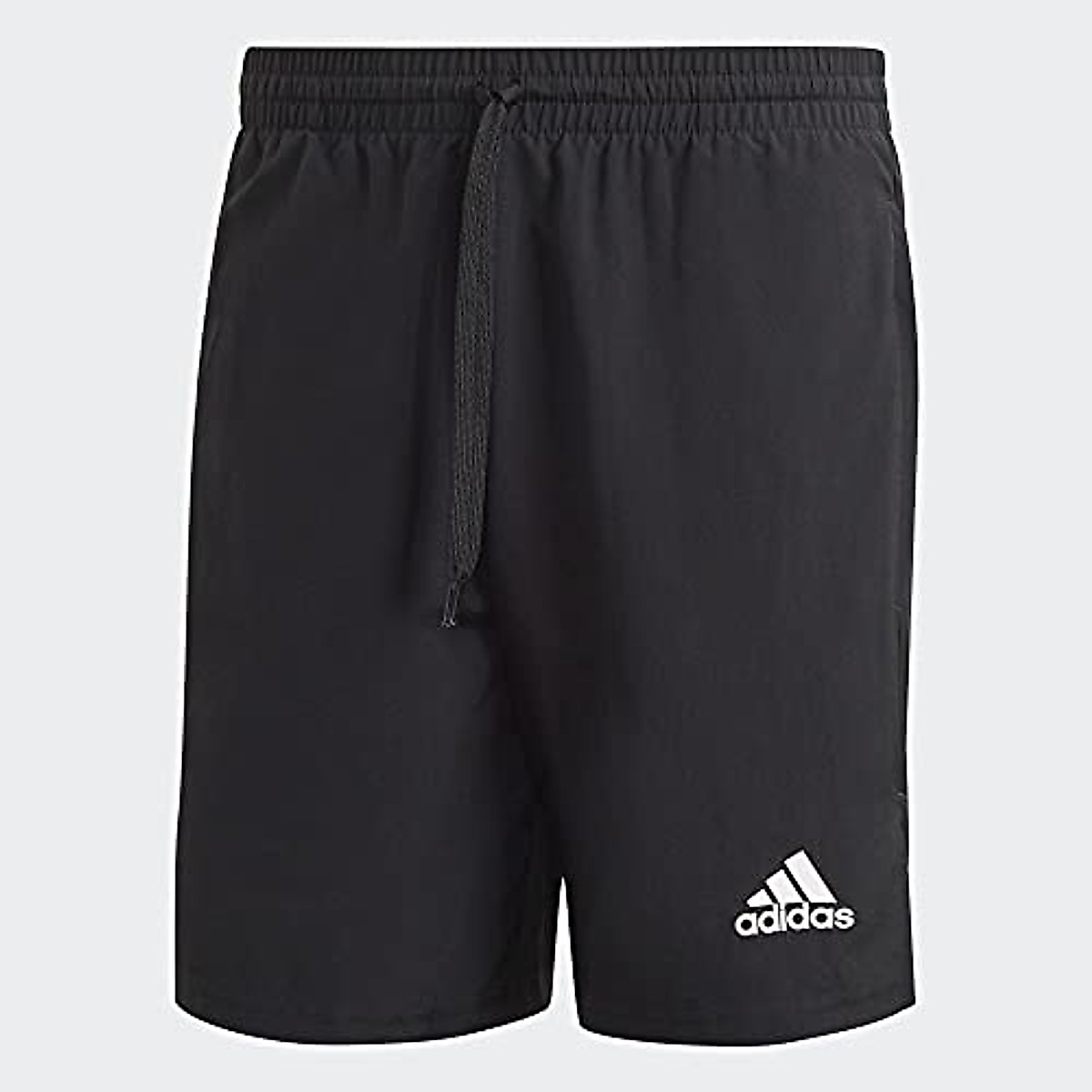 adidas mens Activated Tech Shorts Black/White Small