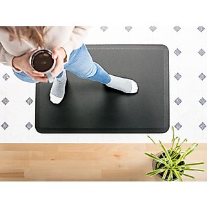 WeatherTech ComfortMat, 24 by 36 Inches Anti-Fatigue Comfort Mat, Stone Pattern, Black