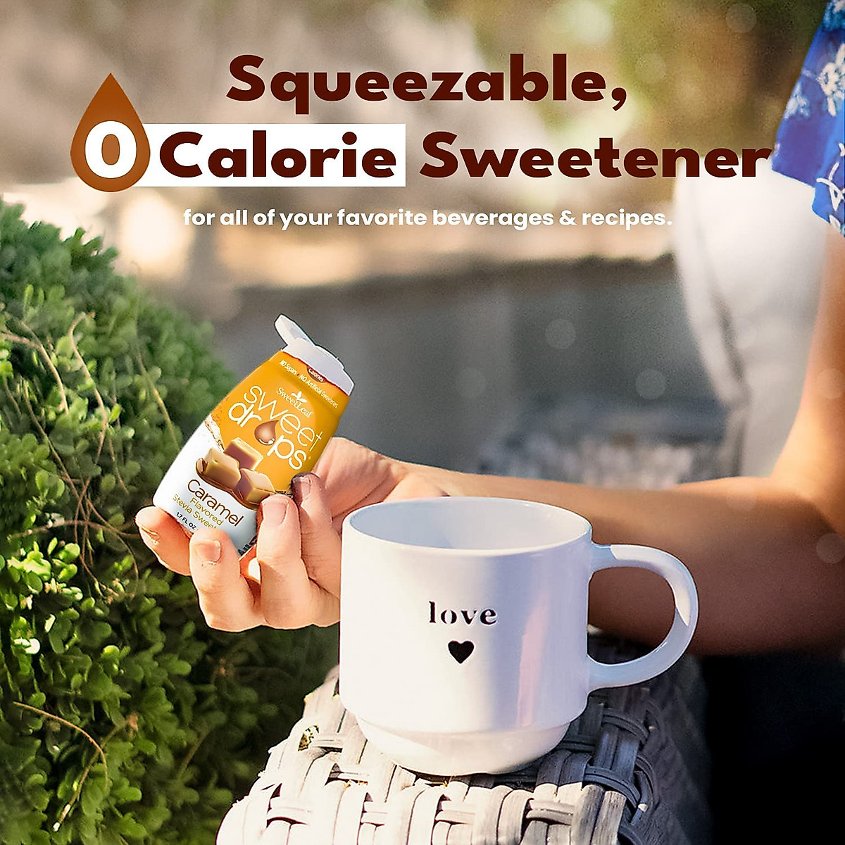 SweetLeaf Sweet Drops Caramel Stevia Liquid Sweetener - Flavor Foods, Keto Coffee with Sugar Free, 0 Calorie, Non-Glycemic Response SweetLeaf Stevia Drops, 1.7 Fl Oz Ea (Pack of 3)