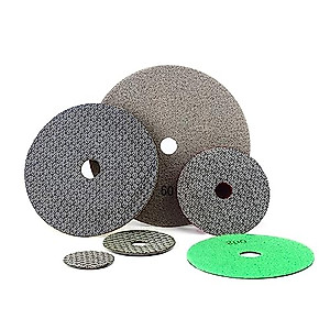 NOLLAM Polishing Pad Electroplated Diamond Polishing Pads Diamond Hand Polishing Pads Glass Granite Marble Sanding Polishing Surfaces Polish Pad Kit (Size : Grit 200, Color : 1 PC_3 INCHES)