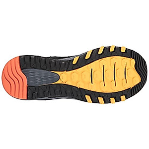 New Balance Men's 410 V7 Running Shoe, Black/Grey/Orange, 9.5