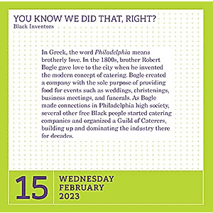 A Year of Good Black News Page-A-Day Calendar 2023: Because Just One Black History Month Isn't Enough