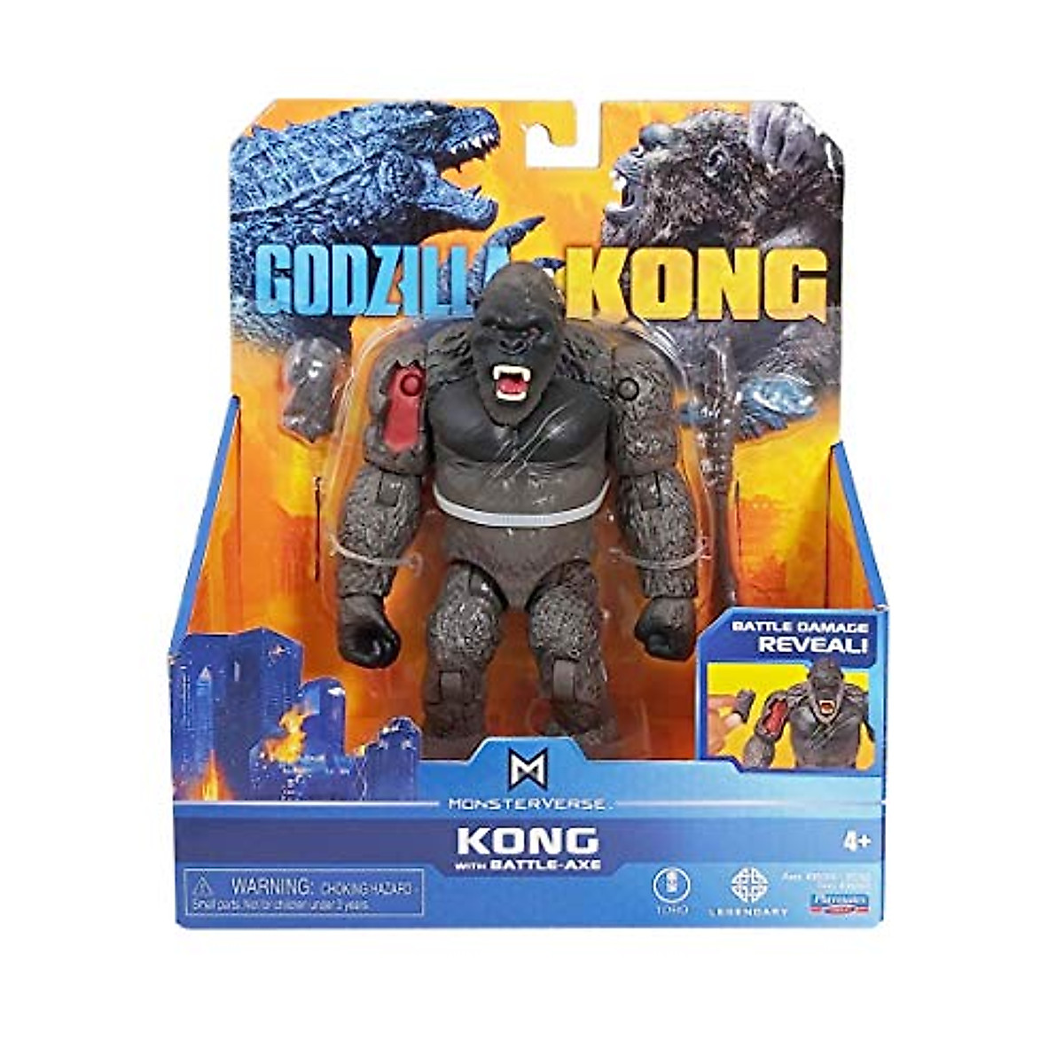 Godzilla vs. Kong 6" Basic Kong with Battle-Axe Figure