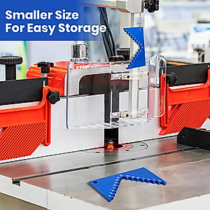Dreyoo Table Saw Height Gauge, Aluminum Height Gauge Saw for Router, Table Saw, Height Gauge Tools Table Saw Step Gauge Table Saw Blade Height Gauge, Setup Cutting Blade Height from 1/8 to 2 Inch