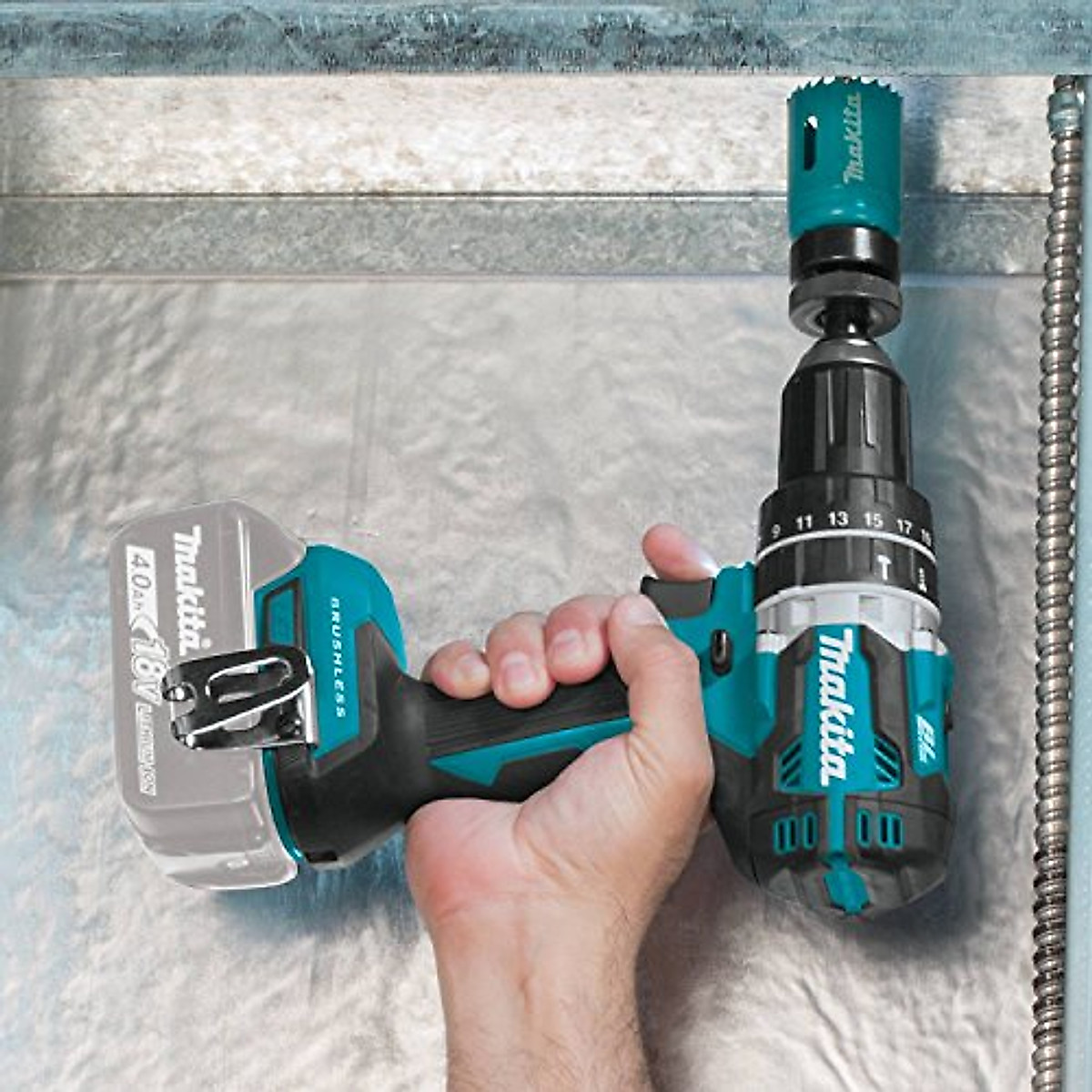 Makita XPH12Z 18V LXT Lithium-Ion Brushless Cordless 1/2" Hammer Driver-Drill, Tool Only
