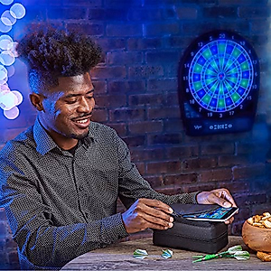 Casemaster by GLD Products Casemaster Plazma Pro Dart Case with Black Zipper and Phone Pocket