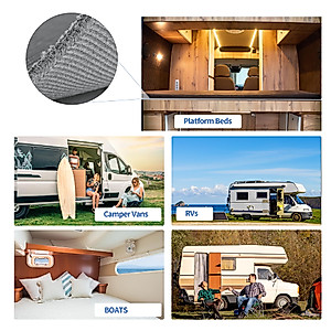 MABOZOO Mattress Underlay, 3D Air Meshfiber Under Mattress Pad, Breathable Rv Under Mattress Ventilationand, Bed’s Creating Air Flow for RV, Boat, Camper (Twin)