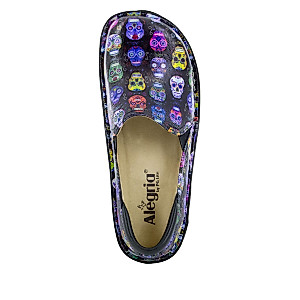 Alegria Debra Womens Pro Shoe Sugar Skulls 9 W US
