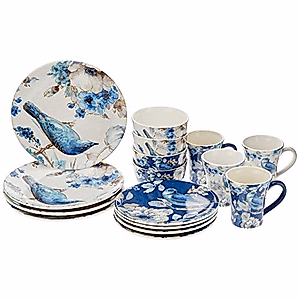 Certified International Indigold 16 pc. Dinnerware Set, Service for 4, Multicolored