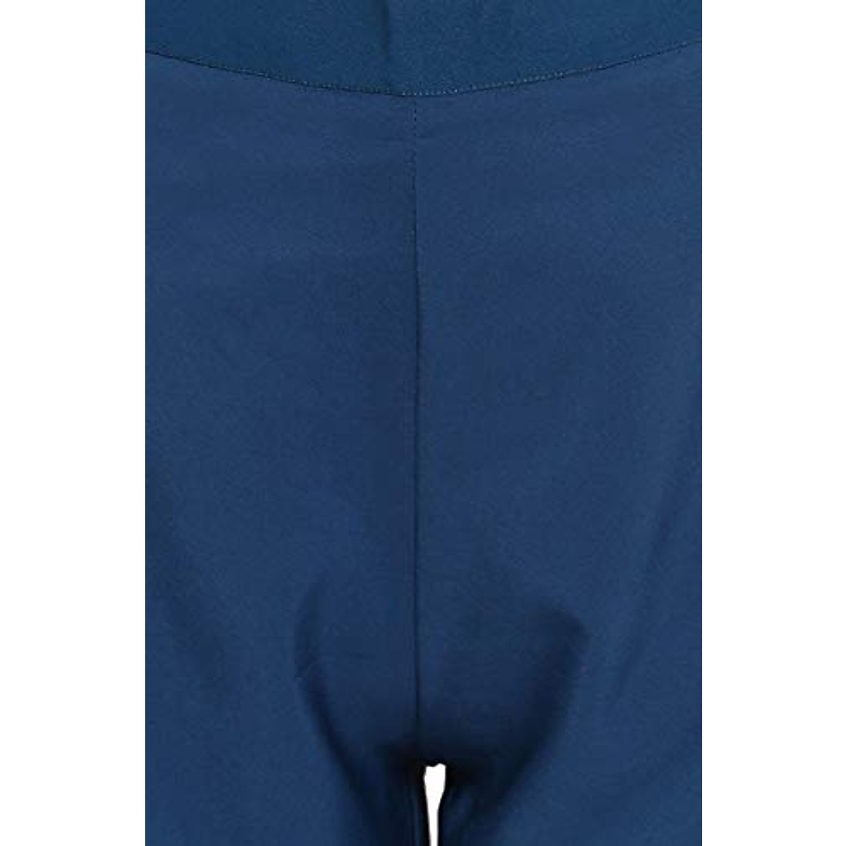 Janasya Women's Blue Foil Printed Poly Crepe Kurti With Palazzo