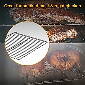 Cooking Grate Replacement for Masterbuilt Electric Smoker Racks 30 Inch, 14.6" x 12.2" 3 Pack Stainless Steel Grids Masterbuilt Smoker grates Replacement