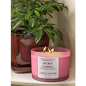 Gardenia Candle | Flower Candle | Luxury Soy & Beeswax Candles for Home | 16 oz. Large Jar 3 Wick Candle | Mom Candle | Floral Scented Candle Gift | Fragrant Candle