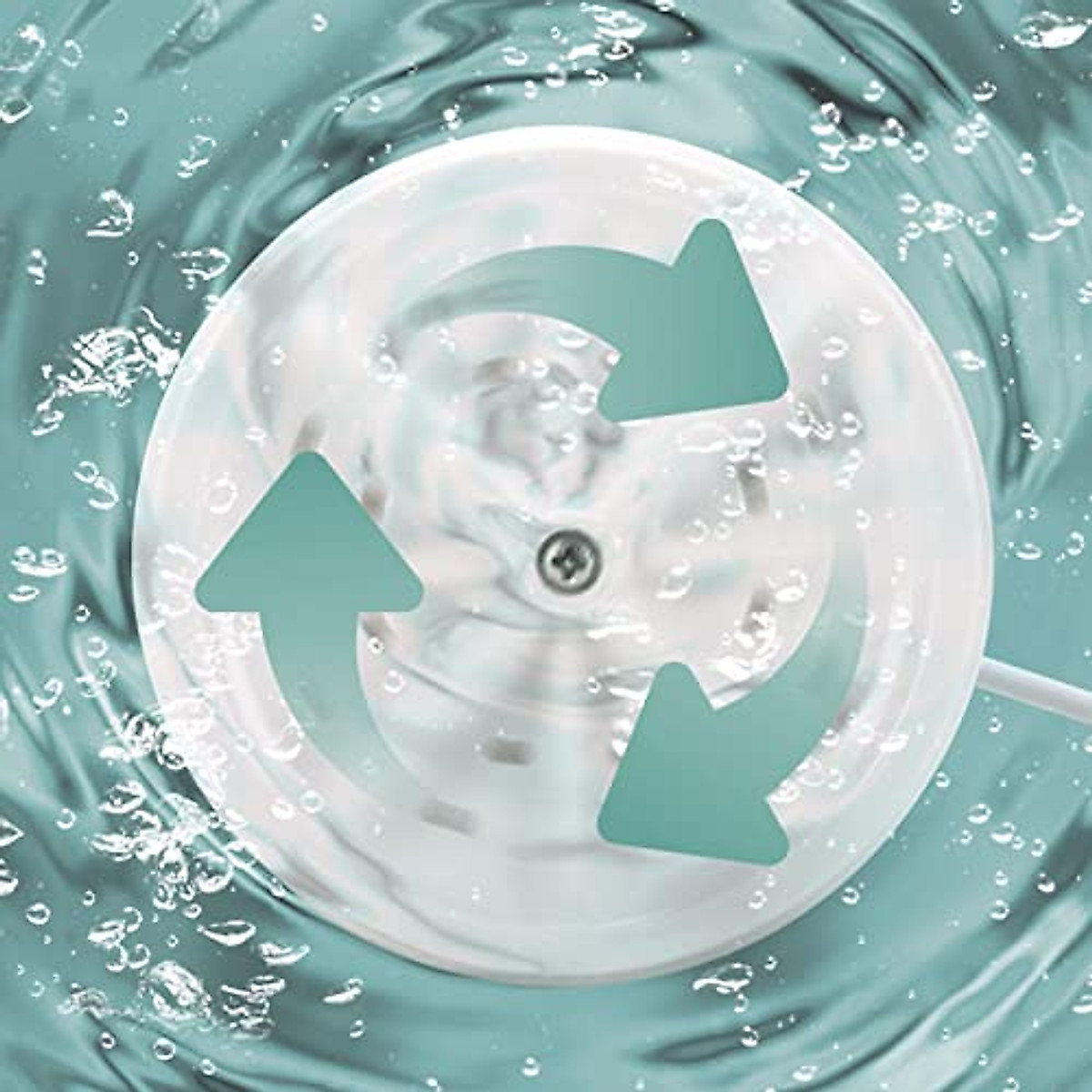 Mini Washing Machine, Foldable Laundry Washer Automatic Cycle Ultrasonic Turbine Washer USB Power Portable Underwear Washer Travel Washing Machine for Baby Clothes, Socks, Underpant