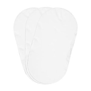 Boppy Changing Pad Liners, Pack of 3, White, Soft Terrycloth with Waterproof Backing Makes Wiggly Diaper Changes Easier and Comfy, For Quicker Cleanup of Changing Pads, Machine Washable and Dryable