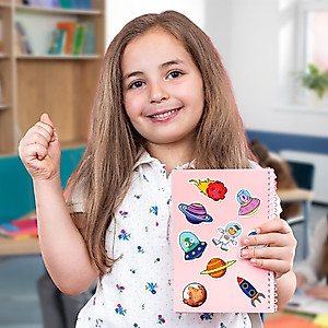 ArtCreativity Space Stickers for Kids, Over 1000 Bulk Stickers, Kids’ Arts & Crafts Supplies, Great Space Party Favors, Goodie Bag Fillers for Kids - Assorted Space Themed Stickers for Boys & Girls