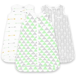 Baby Sleeping Bag Sack – Infant Sleeping Bags 18-24 Months – 3 Pack - Cotton Wearable Blanket Baby Sleep Bag – Unisex Zip Up Baby Bag for Babies