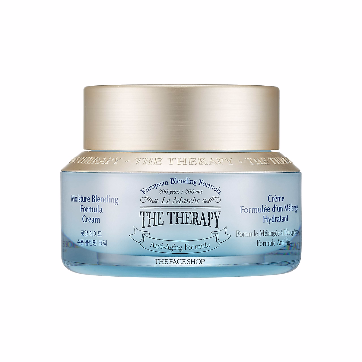 The Face Shop The Therapy Royalmade Water Cream | Anti-Aging, Anti-Dryness Effects & Intense Hydration from A Balanced Formula Of Water & Oil | Anti-Aging Moisture Formula, 1.69 Fl Oz