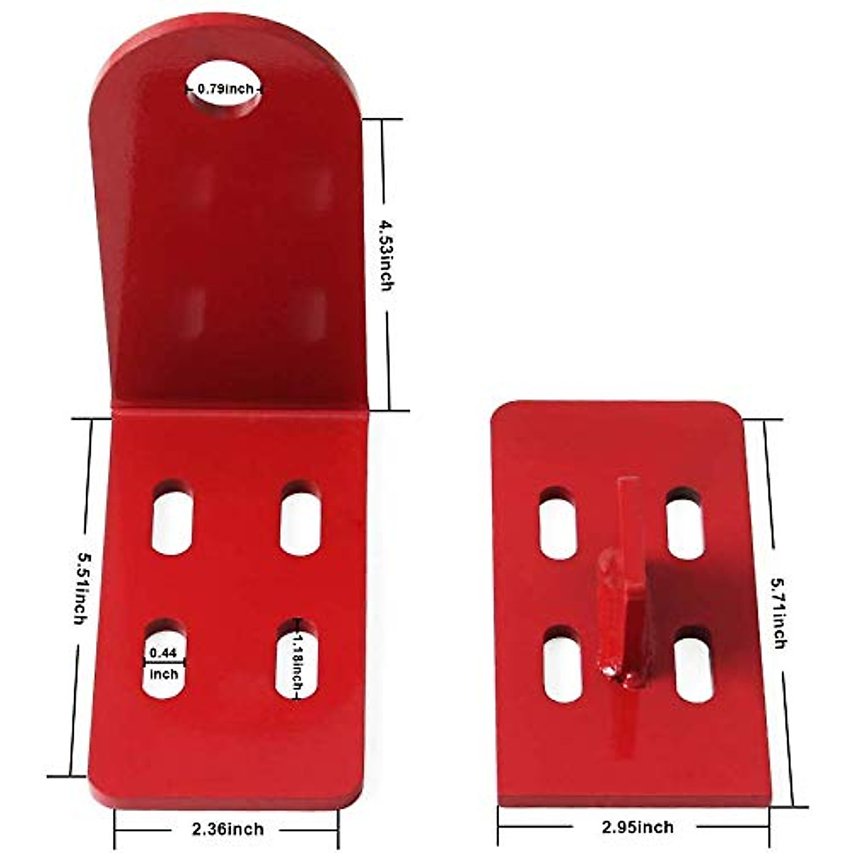 Hydraker Zero Turn Lawn Mower Trailer Hitch Fit for Ferris & Simplicity IS5100Z, IS2000Z, IS1500Z, IS500Z, IS600Z, IS700Z