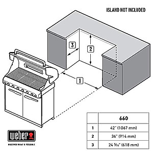 Weber Summit S-660 Built-In Liquid Propane Gas Grill, Stainless Steel
