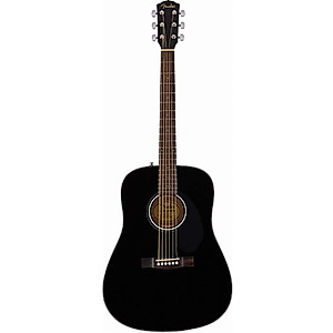 Fender CD-60S Dreadnought Acoustic Guitar, with 2-Year Warranty, Black