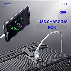 BOPAI Travel Backpack for Men Business Laptop Backpack 15.6 inch Anti Theft Backpack Large Capacity Multi-Function Backpack Office Black