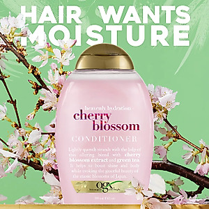 OGX Rejuvinating + Conditioner , Cherry Blossom Ginseng, 13 Fl Oz