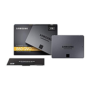 Samsung 860 QVO 2TB 2.5 Inch SATA III Internal SSD (MZ-76Q2T0B/AM), Gray